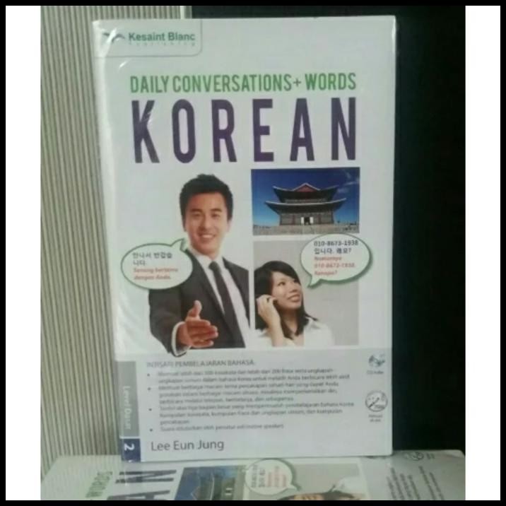 Jual Buku Bahasa Korea " Daily Conversations Words Korean + Cd Audio | Shopee Indonesia