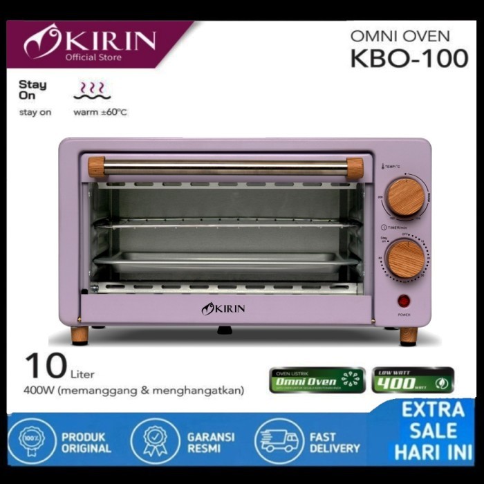 Jual Ready OVEN + MICROWAVE KIRIN KBO 100M Loww Watt 400w kapasitas 10 Liter | Shopee Indonesia