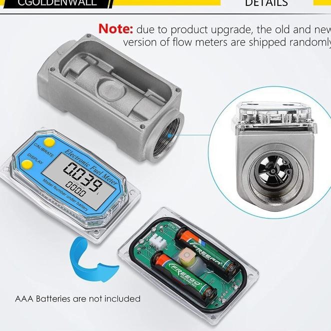 Jual Digital Flow Meter Turbine 2 Inch Flow Meter Air/Solar/Minyak 2In ...