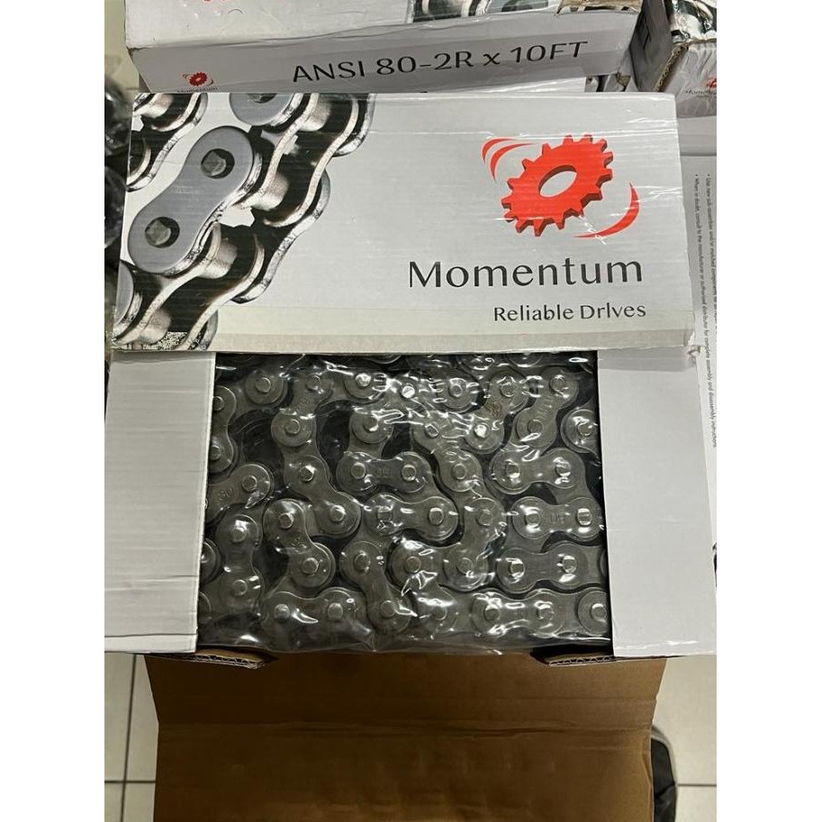 Jual RANTAI MESIN RS 80-2/ ROLLER CHAIN RS 80-2R(DOUBLE) TEC/MOMENTUM ...