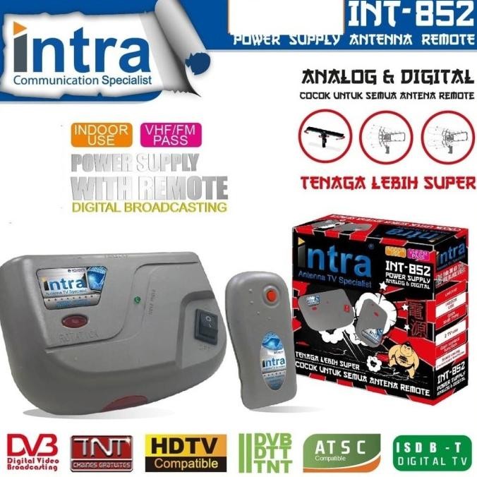 Jual INTRA BOOSTER ANTENA TV REMOTE-INT 852 NEW RESTOCK | Shopee Indonesia