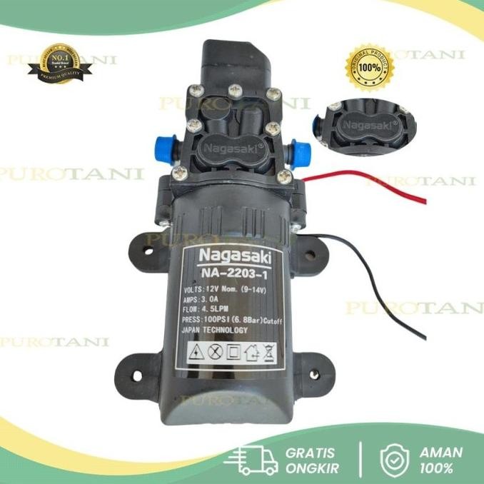 Jual POMPA DINAMO NAGASAKI SPRAYER ELEKTRIK 12V DC POMPA AIR MINUM CUCI ...