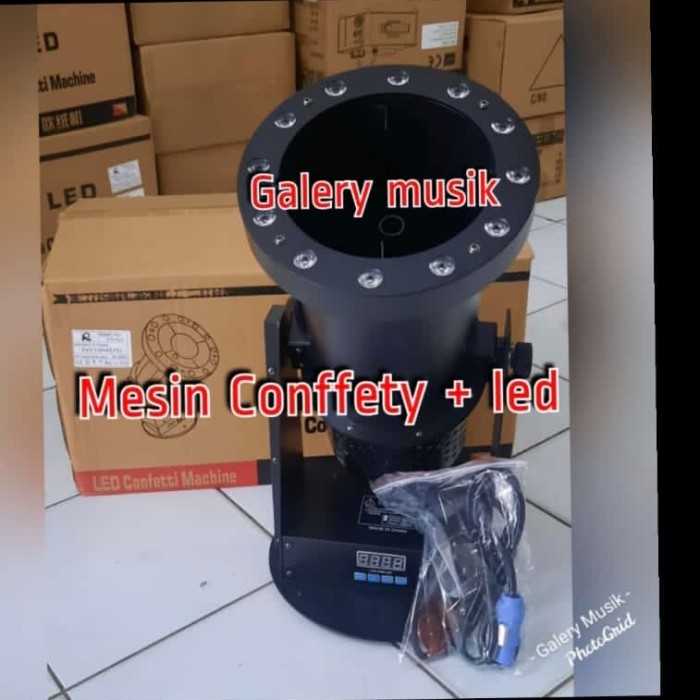 Jual mesin confetti + led buat acara wedding, party, Disco, dan lain2 ...