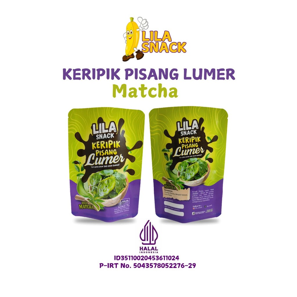 Jual Keripik Pisang Lumer Matcha Premium - Camilan Green Tea Manis ...