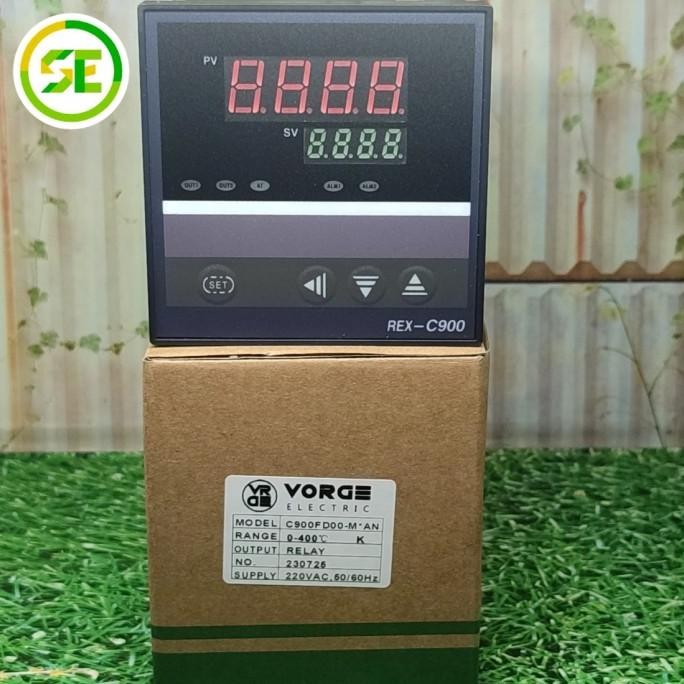 Jual PID DIGITAL TEMPERATURE KONTROL REX-C900 THERMOSTAT VORGE CONTROL C900 ORIGINAL DAN ...