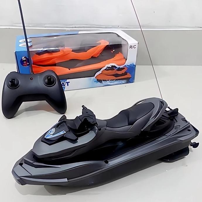 Jual RC Jet Ski Remote Control Perahu Motor Boat Baterai Murah Anak ...