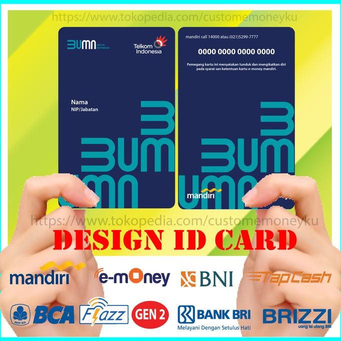 Jual Produk Baru!! KARTU EMONEY MANDIRI BCA BNI BRI NEW ID CARD TELKOM ...