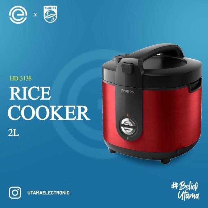 Jual Philips Stainless Rice Cooker Pro Ceramic 2 Liter - Hd3128 ...