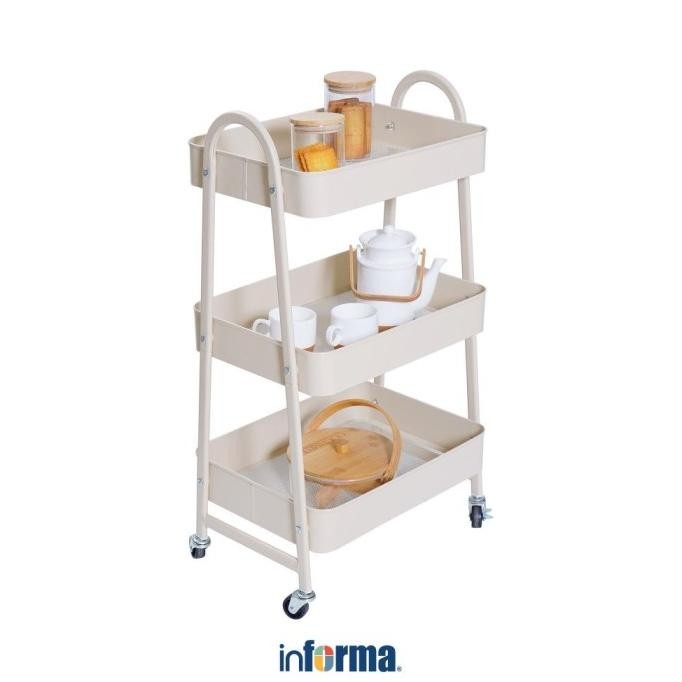 Jual Informa Rak Troli Dapur 3 Tingkat Walter - Putih | Shopee Indonesia