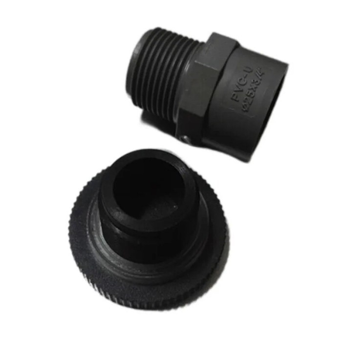 Jual QUALITY PVC PLASTIC PLUG WATER TANK JOINT OUTER TEETH ROUND 6 ...