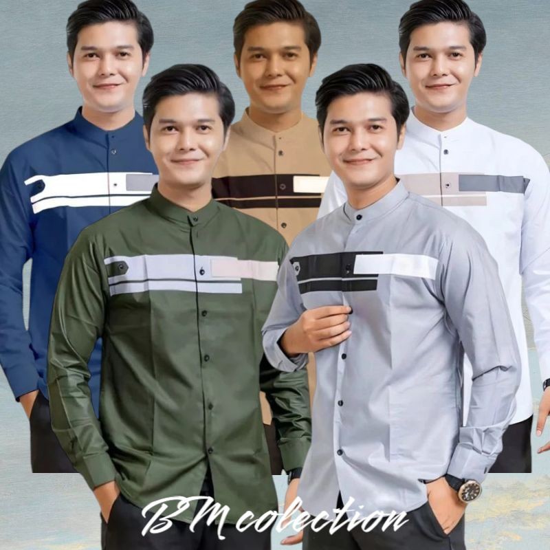 Jual Pakaian Muslim Pria Kualitas Premium Bju Hari Raya Kokoj Cowok ...