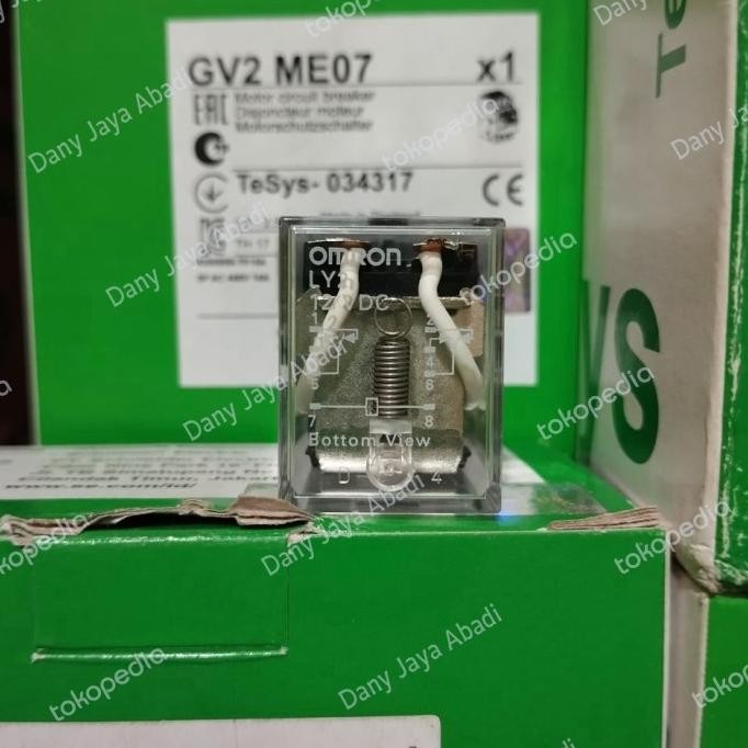 Jual Promo relay omron LY2 12VDC 12V DC 10A asli indonesia COD | Shopee ...