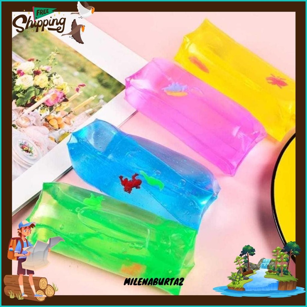 Jual Water Snake Toys Jumbo Mainan Slime Licin / Squishy Slime Catch Me ...