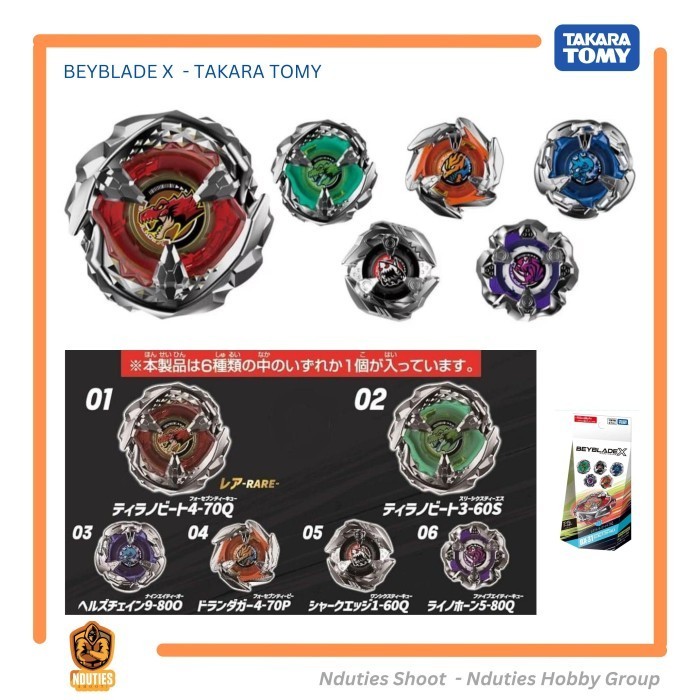 Jual BX-31 Beyblade X RBV 3 Tyranno Beat COMPLETE SET Takara Tomy ...