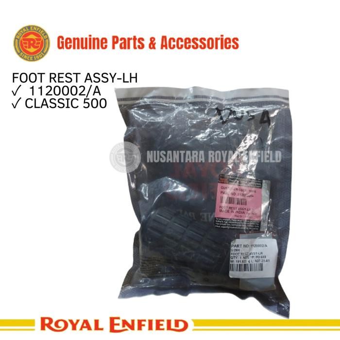 Jual ORIGINAL SPARE PARTS ROYAL ENFIELD FOOT REST ASSY, LEFT - CLASSIC ...
