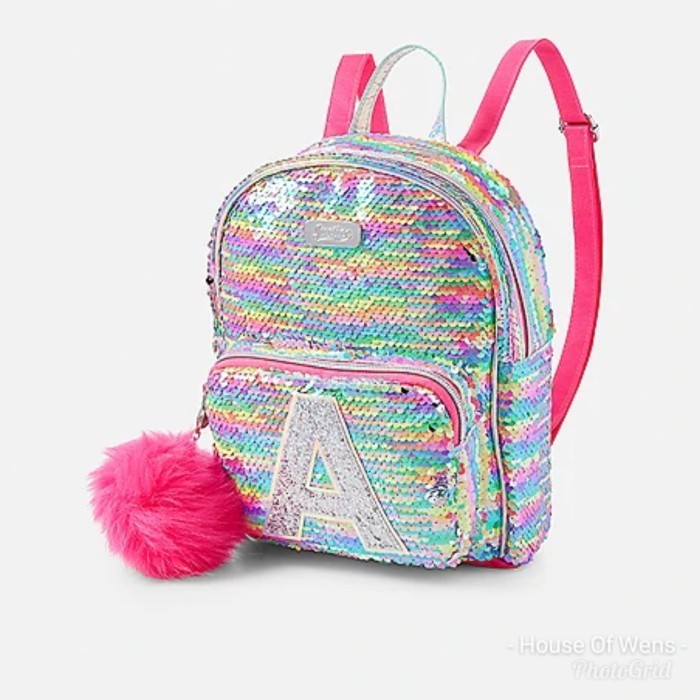 Jual JUSTICE RAINBOW INITIAL SEQUIN MINI BACKPACK - TAS JUSTICE ...