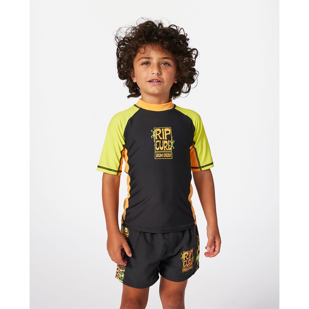 Jual Rip Curl Kids - Toddler Boy Grom Energy Upf Short Sleeve Sun ...
