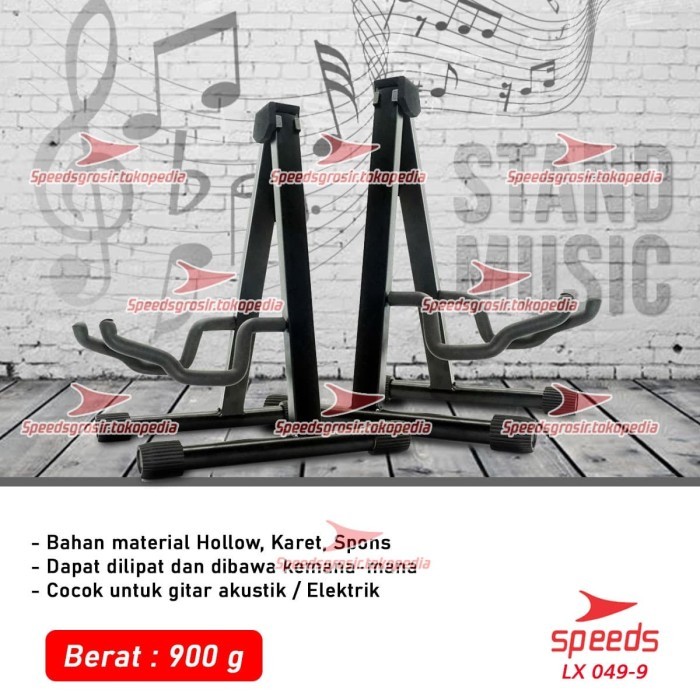 Jual Alat Musik Stand Gitar Universal Import Stand Bass Model Lipat 049 ...