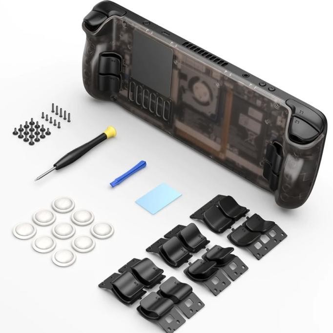 Jual JSAUX Transparent Back Plate for Steam Deck Backplate Steam Deck ...