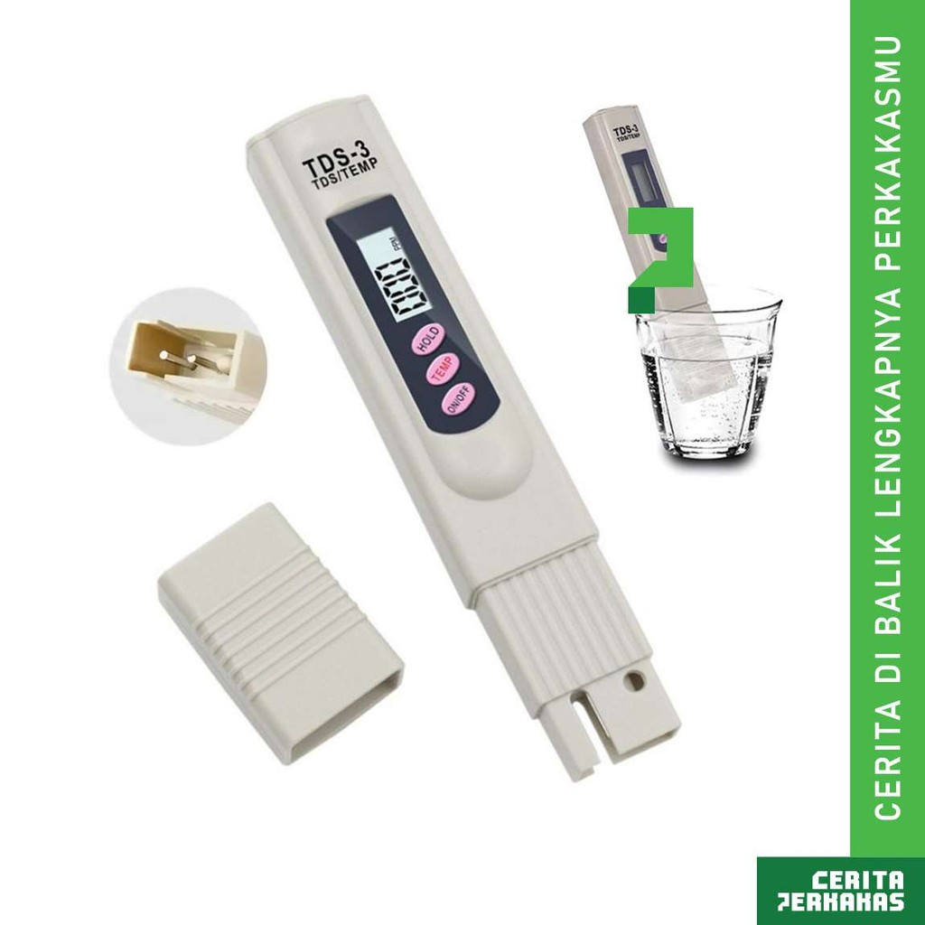 Jual Meter TDS Digital TDS-3 Box CP / Alat Ukur Hidroponik / PPM ...