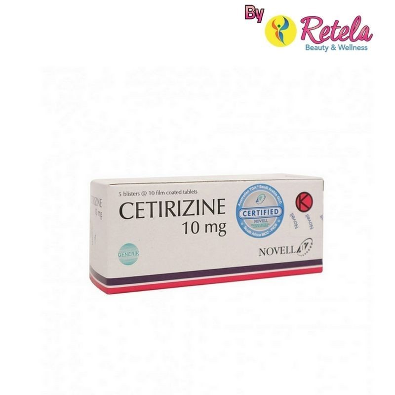 Jual Cetirizine 10 Mg 1 Strip 10 Tablet (Gen-Novell) | Shopee Indonesia