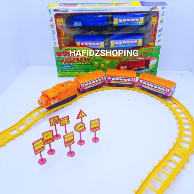 Jual LI34 Kereta Api Multi Express Lampu dan Suara Sale | Shopee Indonesia