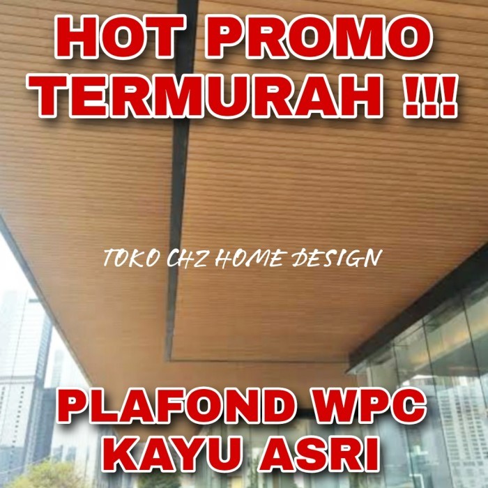 Jual Plafond Wpc Plafond Minimalis Dinding Kayu Plafond Cladding ...