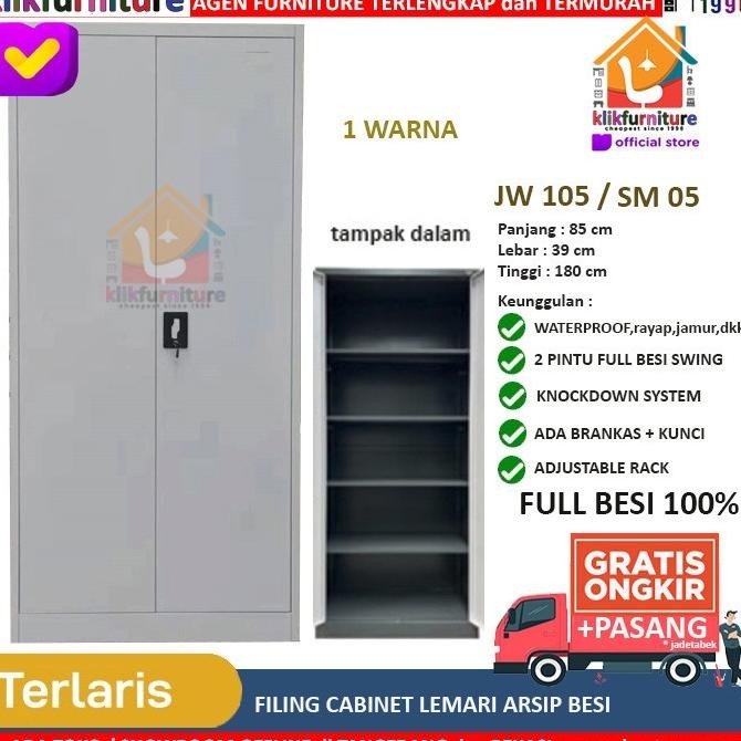 Jual Lemari Arsip Filing Cabinet Besi 2 Pintu Full Plat Ak 05 | Shopee ...