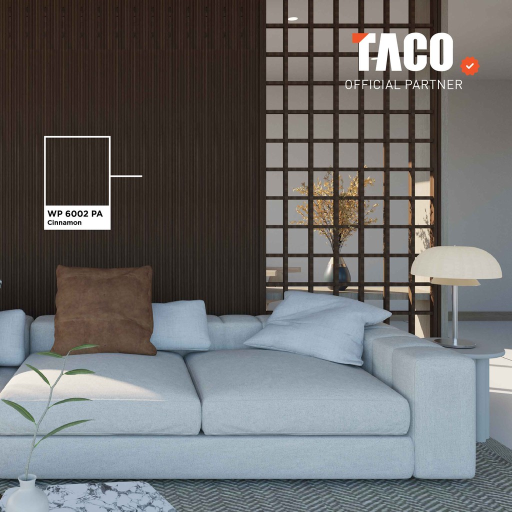 Jual TACO WPC Deco Panel Small Waves – WP 6002 PA Woodgrain Cinnamon ...