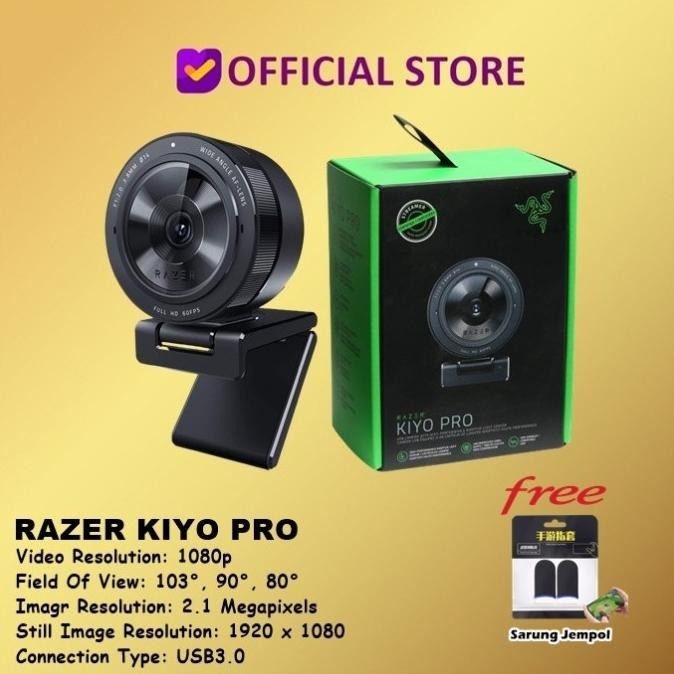Jual Razer Kiyo Pro Usb Camera Gaming Webcam Web Cam Gaming Full Hd ...
