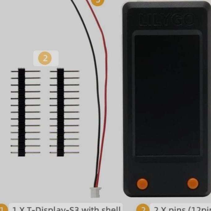 Jual Promo LILYGO T-Display-S3 ESP32-S3 LCD Display TTGO Development Board COD | Shopee Indonesia
