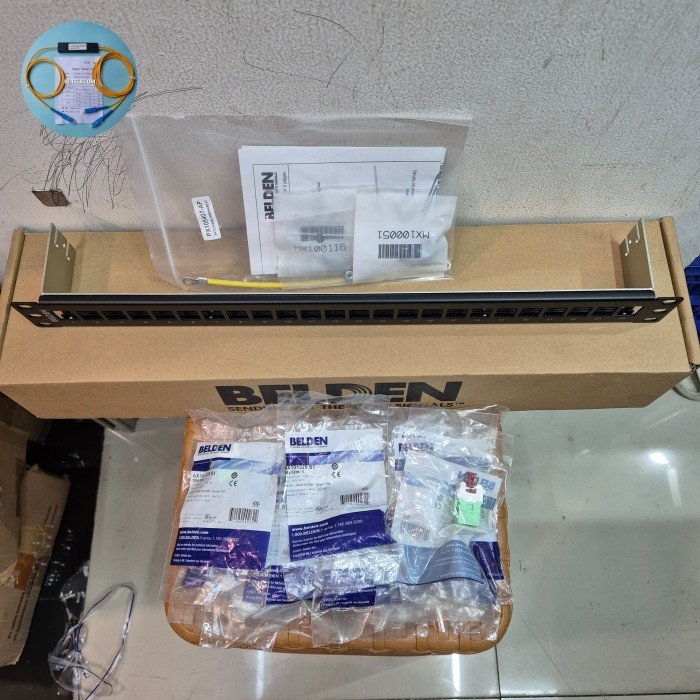 Jual Termurah Belden Patch Panel 24 Port Cat 6 Fullset, Patch Panel ...