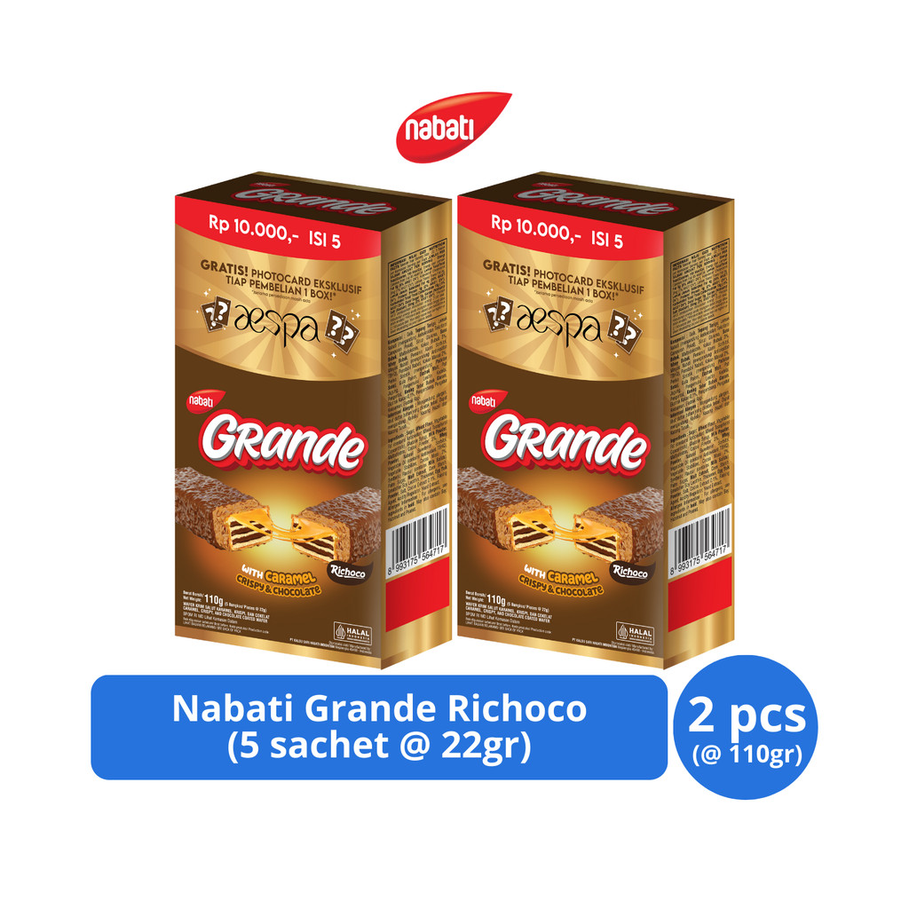 Jual Nabati Grande Richoco 110gr (5s @ 22gr) x 2 pcs | Shopee Indonesia