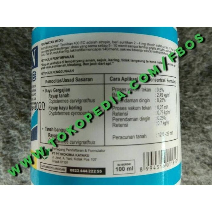 Jual INSEKTISIDA OBAT ANTI RAYAP TERMIBAN 400EC | Shopee Indonesia