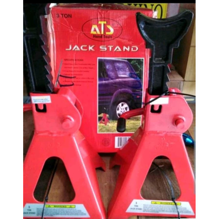 Jual Tahanan Dongkrak Mobil Jack Stand ATS 2 Ton 1 Set 2 Pcs | Shopee ...