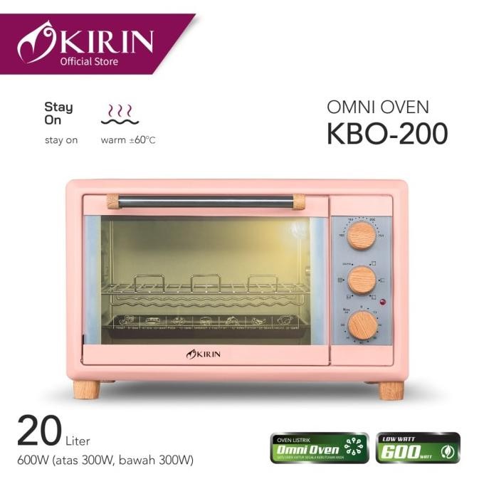 Jual Kirin Oven Listrik Stainless 20 Liter Kbo-200Ra - Low Watt | Shopee Indonesia