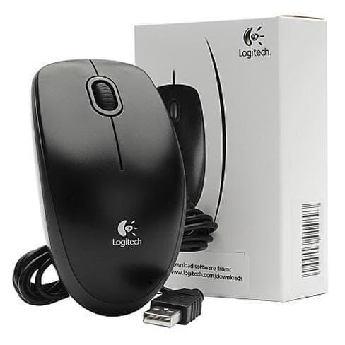 Jual Logitech Mouse Kabel Usb B100 Original | Shopee Indonesia
