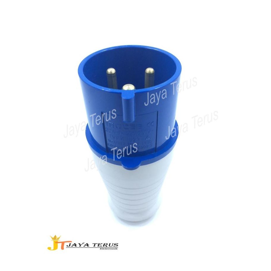 Jual Plug Mounting / Male / Steker Industri untuk 1 Phase 3 pin 16 ...