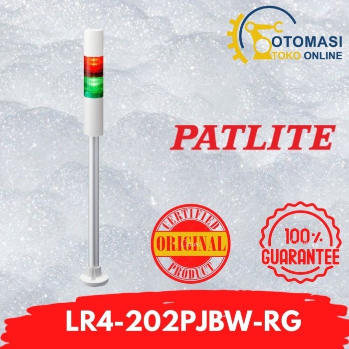Jual PATLITE SIGNAL TOWER LIGHT LR4-202PJBW-RG | Shopee Indonesia