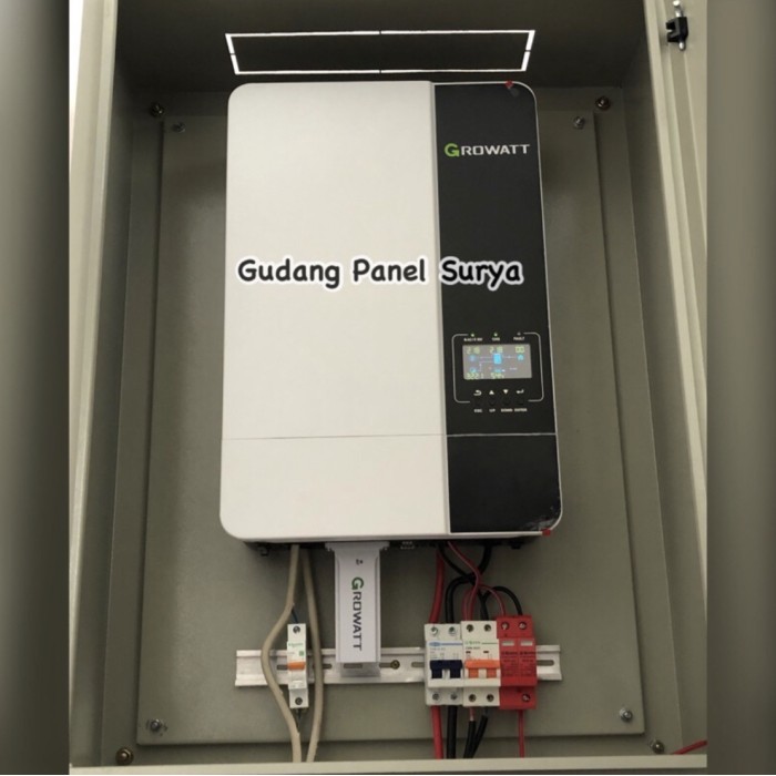 Jual GROWATT Hybrid Off Grid Inverter 5KW 5000VA SPF5000ES + Shine WIFI | Shopee Indonesia