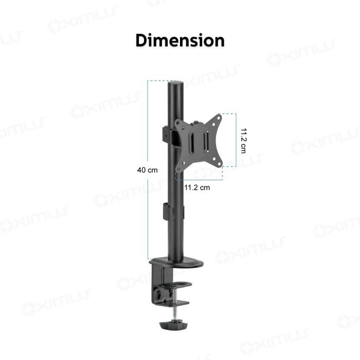 Jual BRACKET MEJA LCD LED TV 1 MONITOR 13" - 27" OXIMUS HYDRA ZD1102 ...