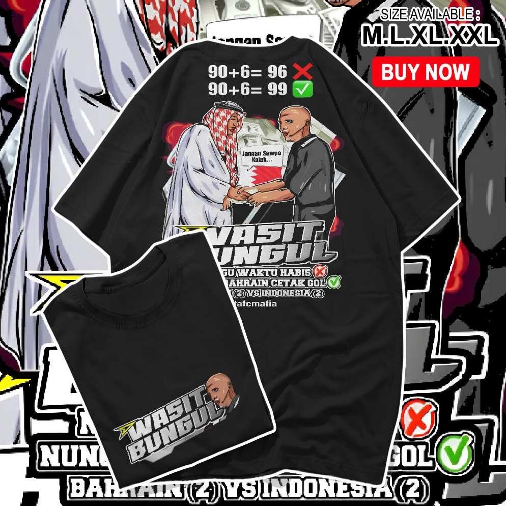 Jual Promo V2 Kaos Wasit Bungul Wasit Curang Afc Mafia Bahrain Vs ...