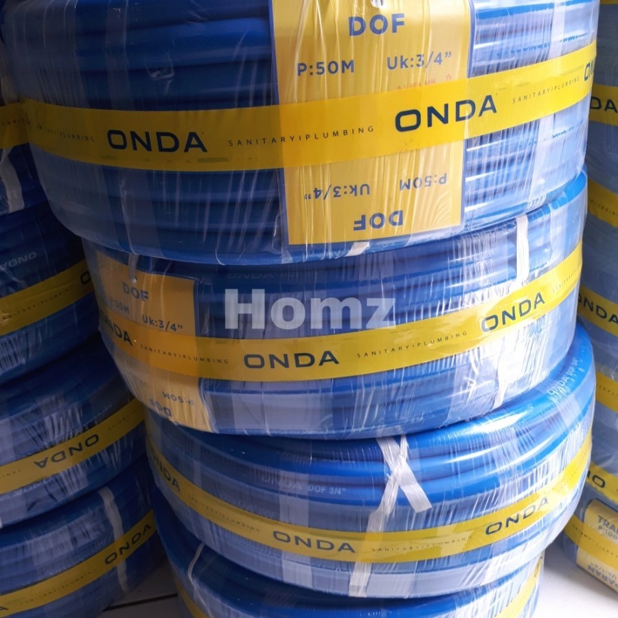 Jual Selang Air 3/4" in Dof ONDA / Selang Elastis 3/4 inch/Selang Taman Hose | Shopee Indonesia