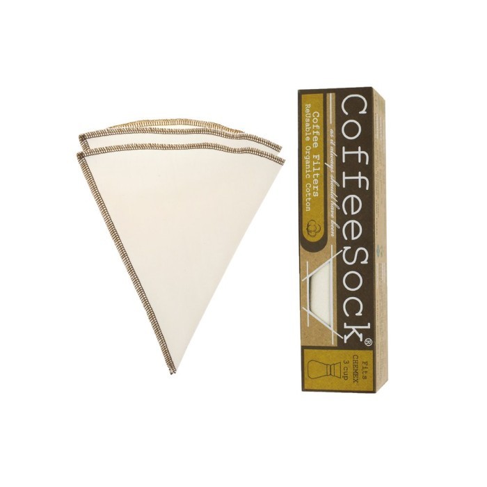 Jual BRG BARU COFFEE SOCK Cotton Cloth Coffee Kopi Filter - Chemex Cone ...