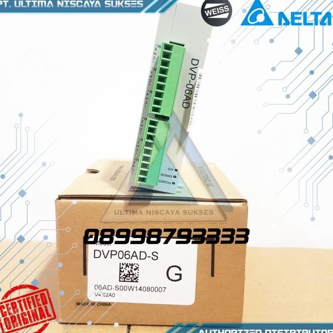 Jual Dvp06Ad-S Analog Input Module Plc Delta Dvp-S 6Ai Sale!! | Shopee ...