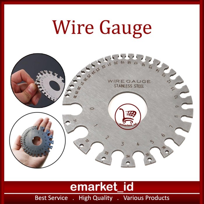 Jual FREE ONGKIR ALAT PENGUKUR DIAMETER KAWAT / WIRE GAUGE / PENGGARIS ...