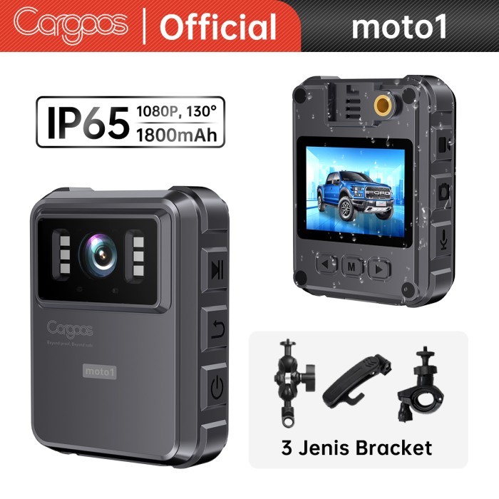 Jual Cargoos Moto1 Dashcam Motor 1080P G-Sensor Night Vision Ip65 ...