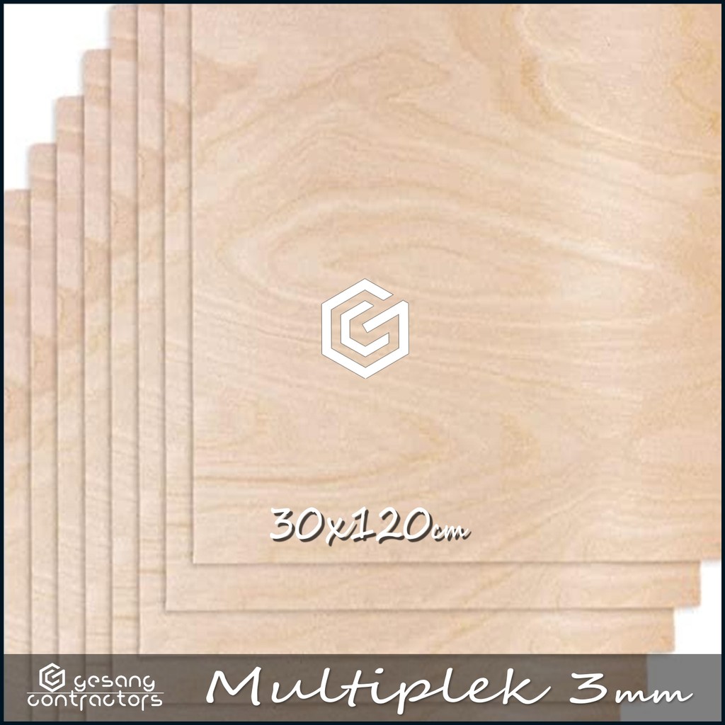 Jual Triplek 3mm 30x120 cm ISI 2 LEMBAR ( Multiplek 3mm | 3 mm ...