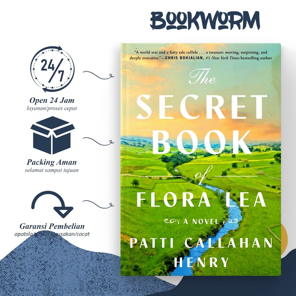Jual The Secret Book of Flora Lea by Patti Callahan Henry (English ...