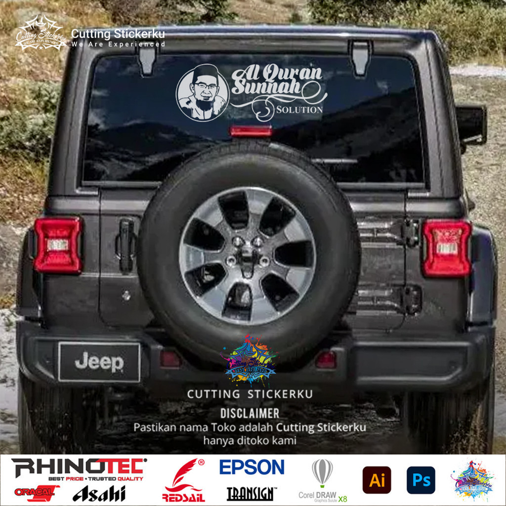 Jual Cutting Stiker Al-Qur'an Sunnah Solution Variasi Motor Mobil ...